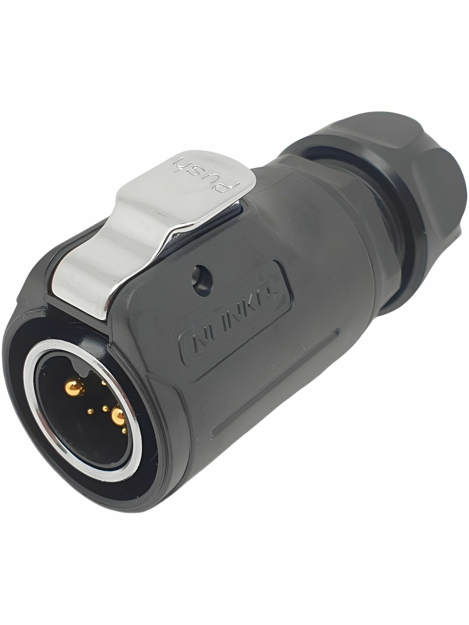 Разъем CNLINKO LP-20 6+2 pin, папа, IP67, штекер