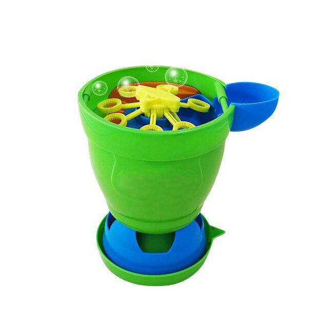 Baby Bubble Machine Bubble Maker автоматически генерирует капли мыла. Машина пузырьков хороша для пены дня рождения (зеленый)