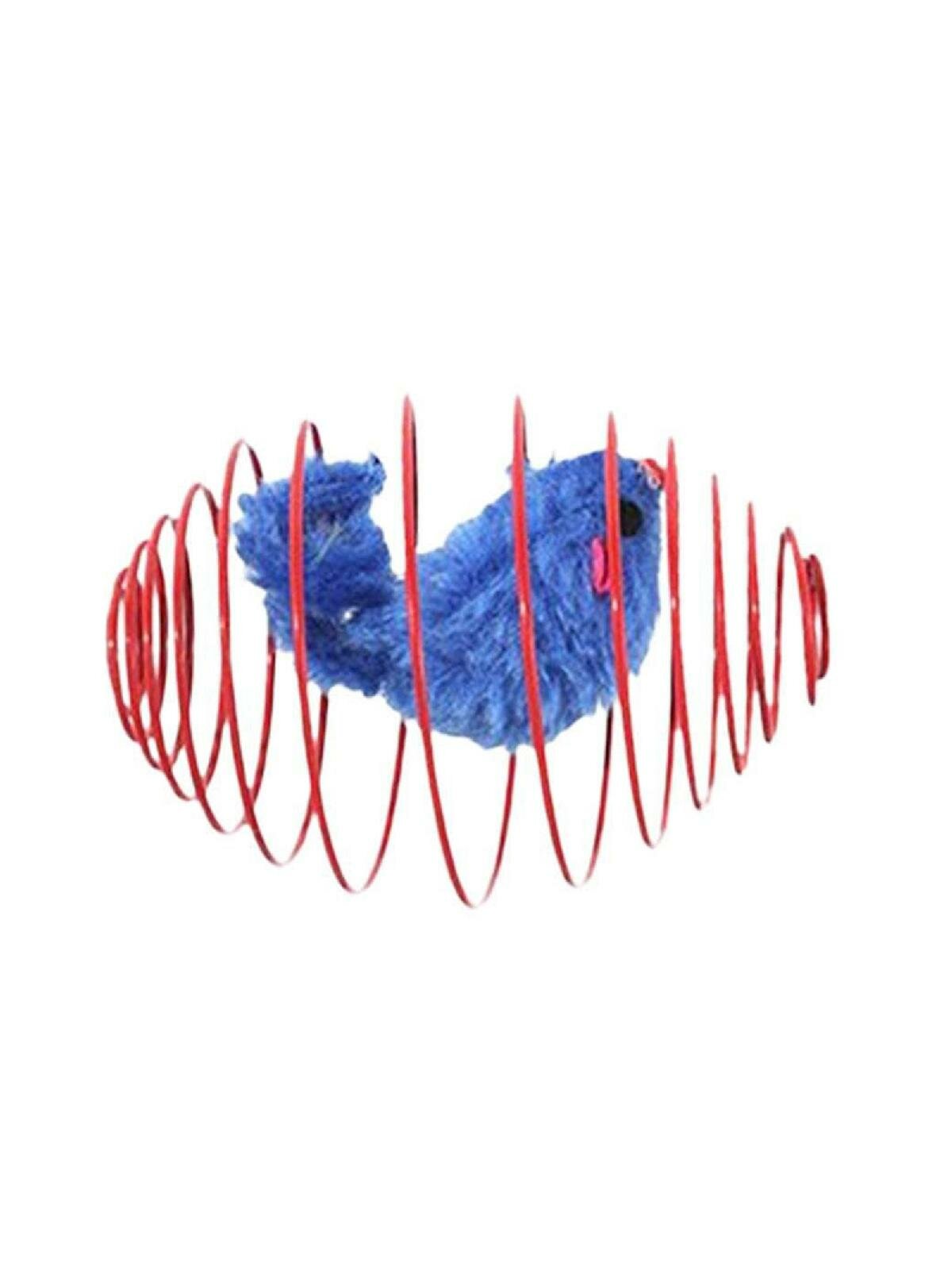 Интерактивная игрушка для кошки Милые плюшевые мышки в шариках из железной проволоки Кошка, играющая в ловлю