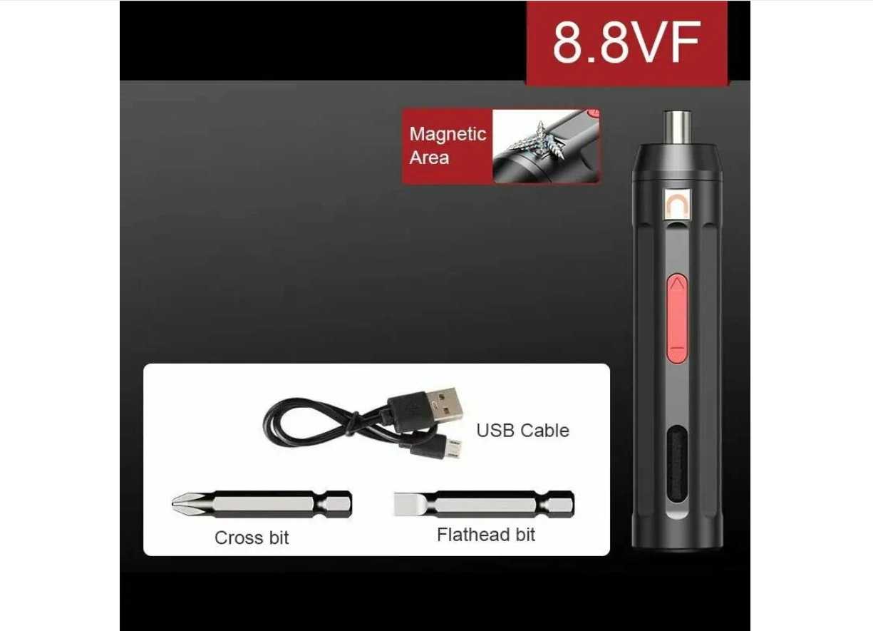 Аккумуляторная электрическая отвертка ARIDOO / большой крутящий момент / сверхпрочная