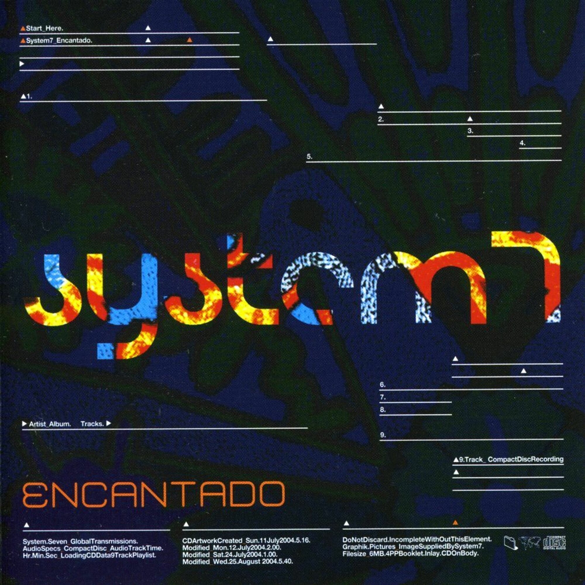 Компакт-диск System 7 - Encantado (1 CD)