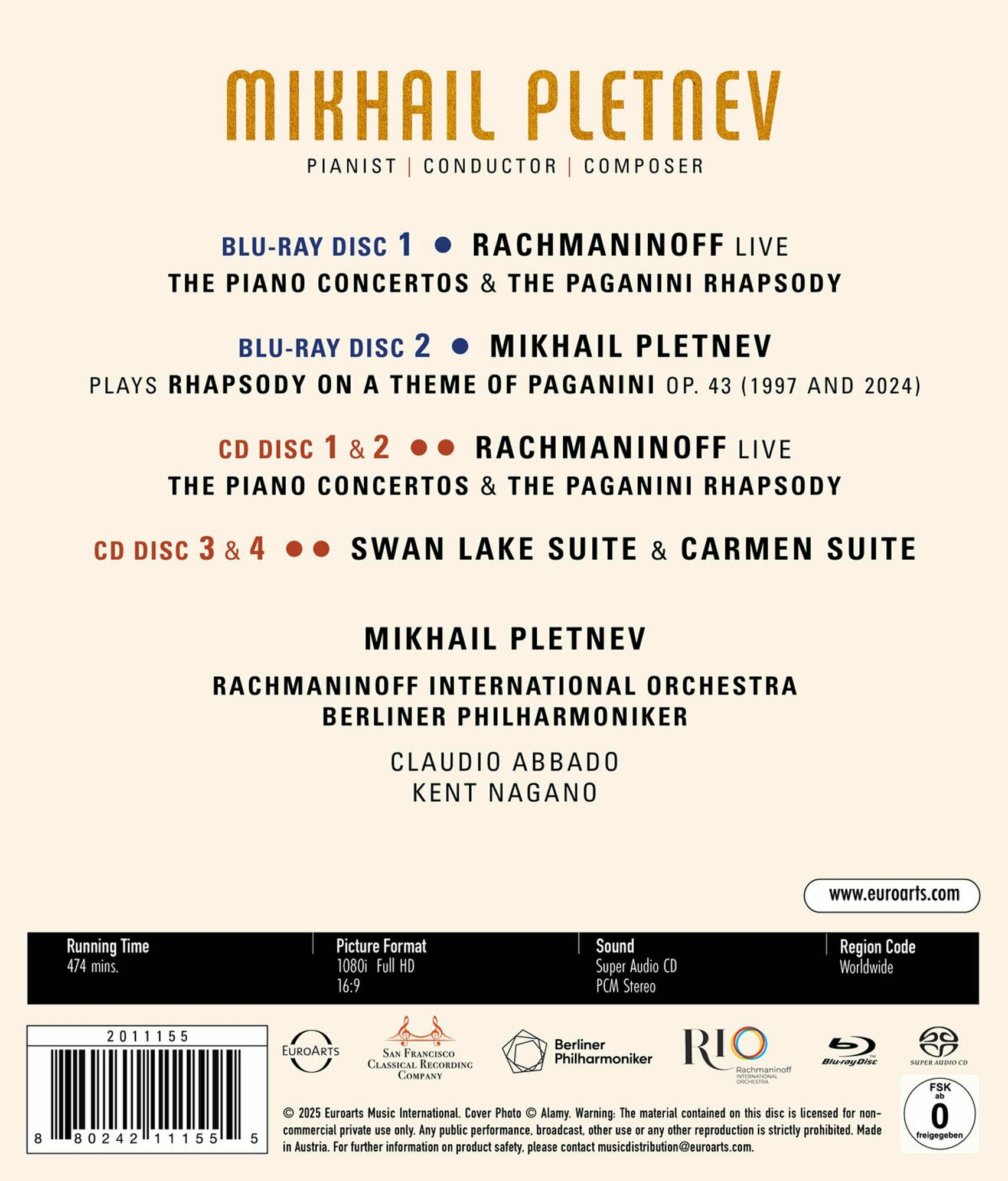 Компакт-диск Mikhail Pletnev - A Genius between Times (1 CD) — фото 1