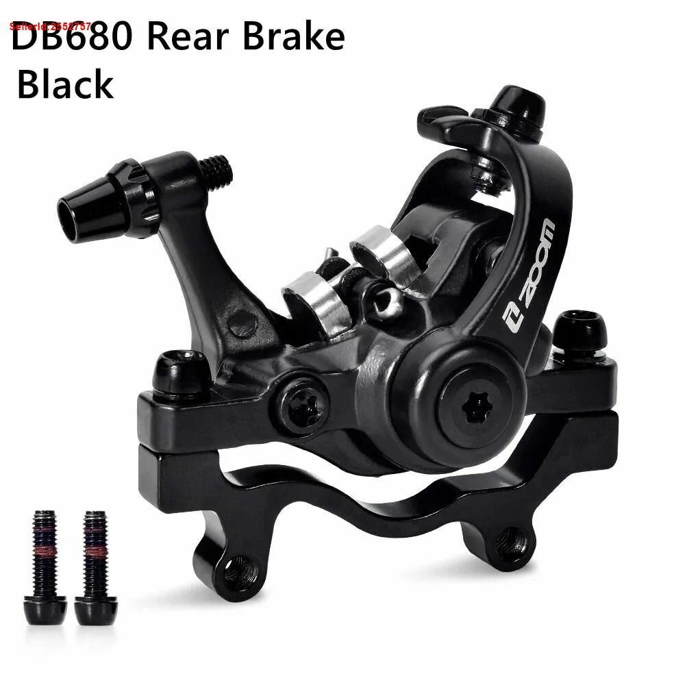 Комплект механических дисковых тормозов ZOOM DB680 для горного велосипеда, электрического скутера, суппорт с ротором 160 мм