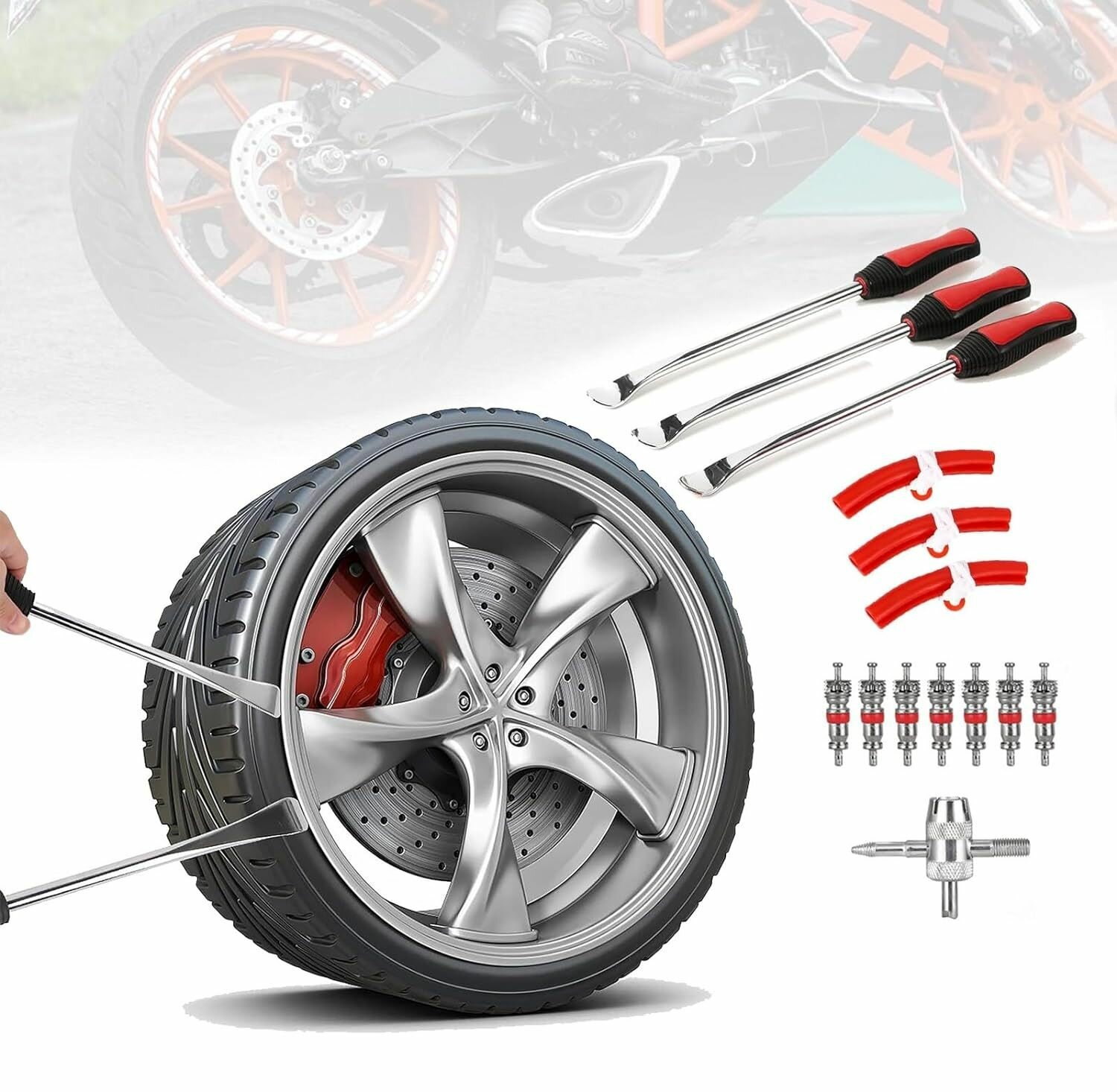 Набор для ремонта шин мотоцикла, автомобиля