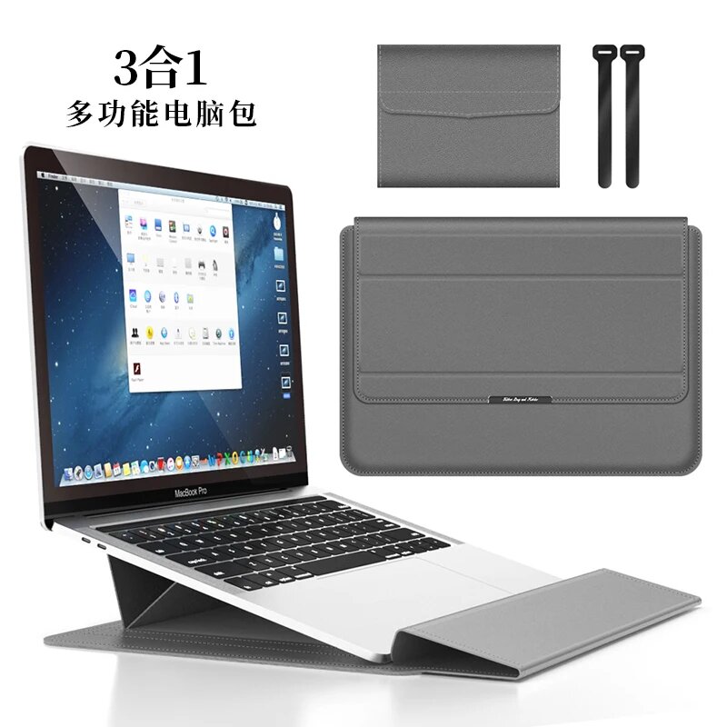 Магнитный чехол для ноутбука MacBook Pro Air M2 M1 15 14 13 12 11, чехол для компьютера с подставкой, аксессуар для ноутбука