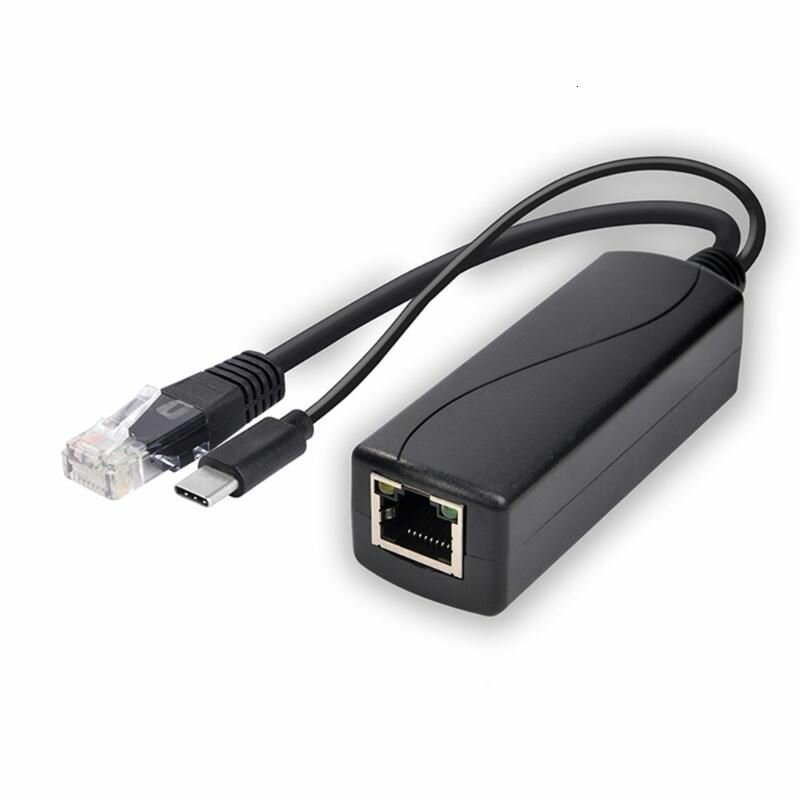 Разветвитель POE 48V в 5V USB Type C, ТИП C