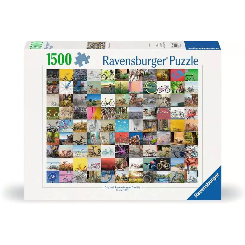 Пазл Ravensburger 1500 99 велосипедов, арт.00697, классический