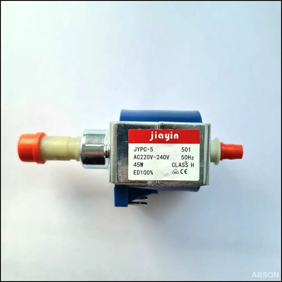 Эксклюзивная помпа Jiayin JYPC5 501 на 45W с напряжением 220240V, предназначенная для эффективной работы с парогенераторами, утюгами, отпаривателями, кофемашинами, пароочистителями и пылесосами