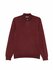 Свитер Corneliani Zip-up mock-neck sweater, размер 48, , красный