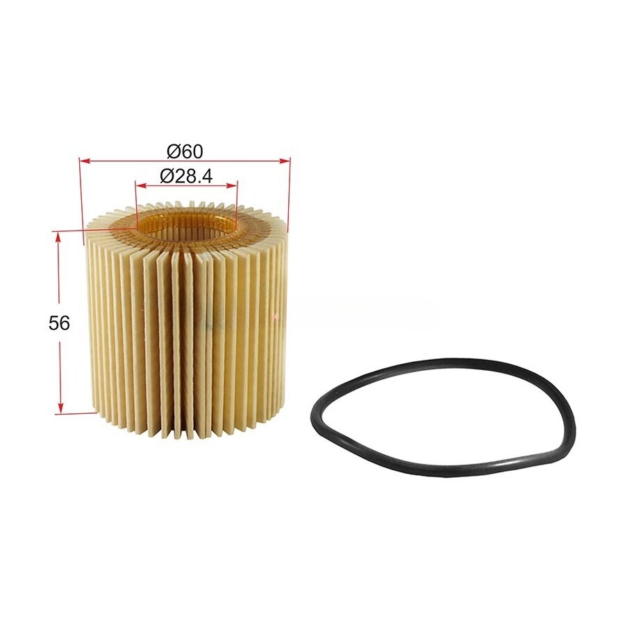 Фильтр масляный (картридж) TOYOTA COROLLA BELTA AURIS BB PASSO PROBOX 1NRFE 2NRFKE 1KRFE K3VE, SAT ST-04152-40060