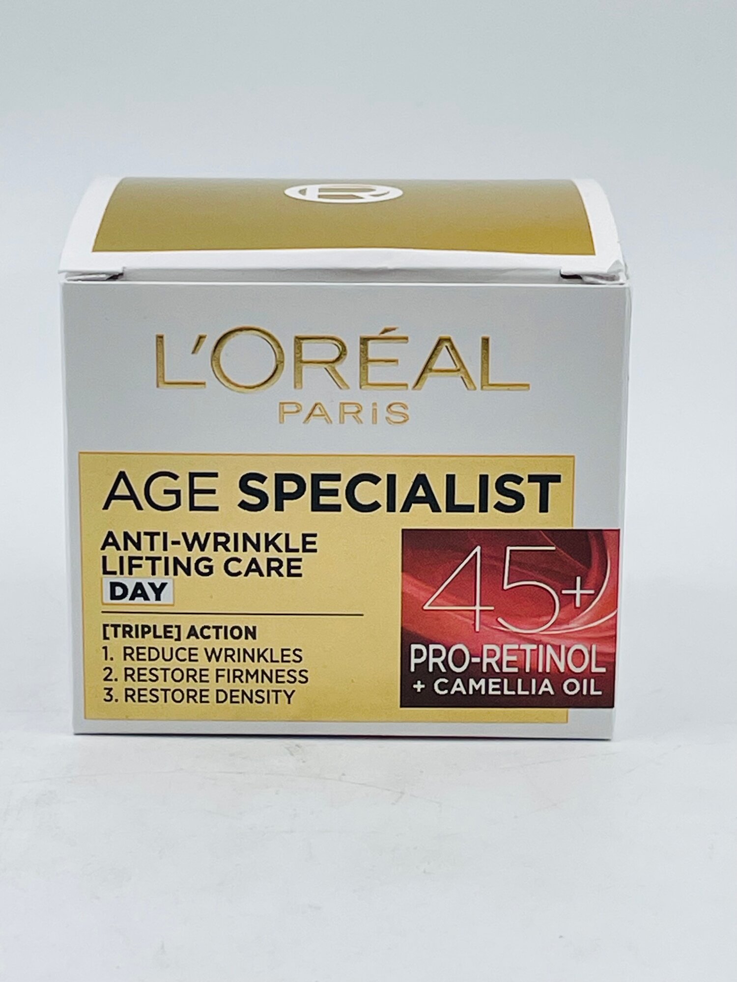 Дневной крем для лица Age Specialist 45+ с маслом камелии и про-ретинолом 50 мл (Франция)