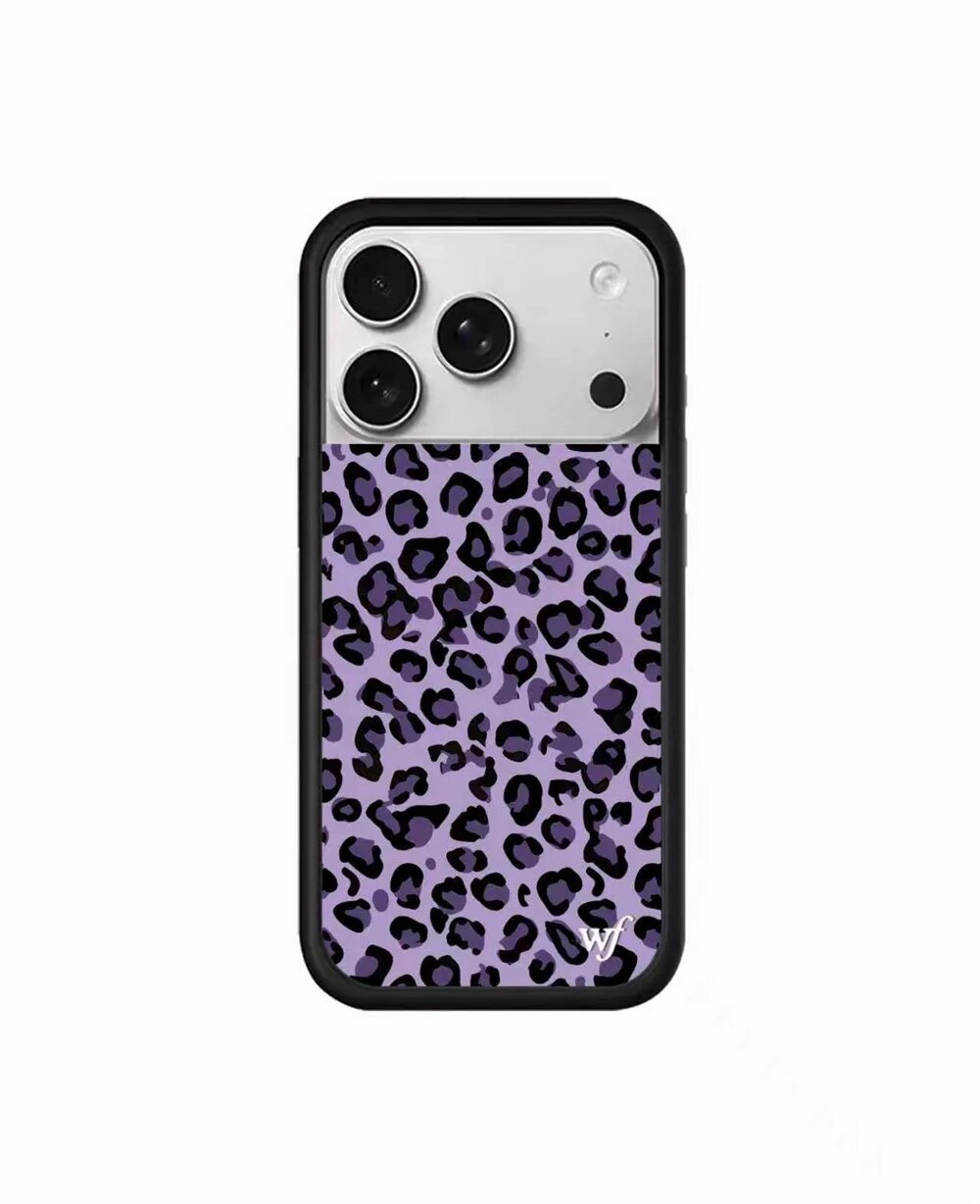 Новый чехол для телефона Wildflower Leopard Cherry для iPhone 17 Pro Max 16 Plus 17 Air 12 13 14 15 16, защитный чехол с 3D WF Cartoon Cove