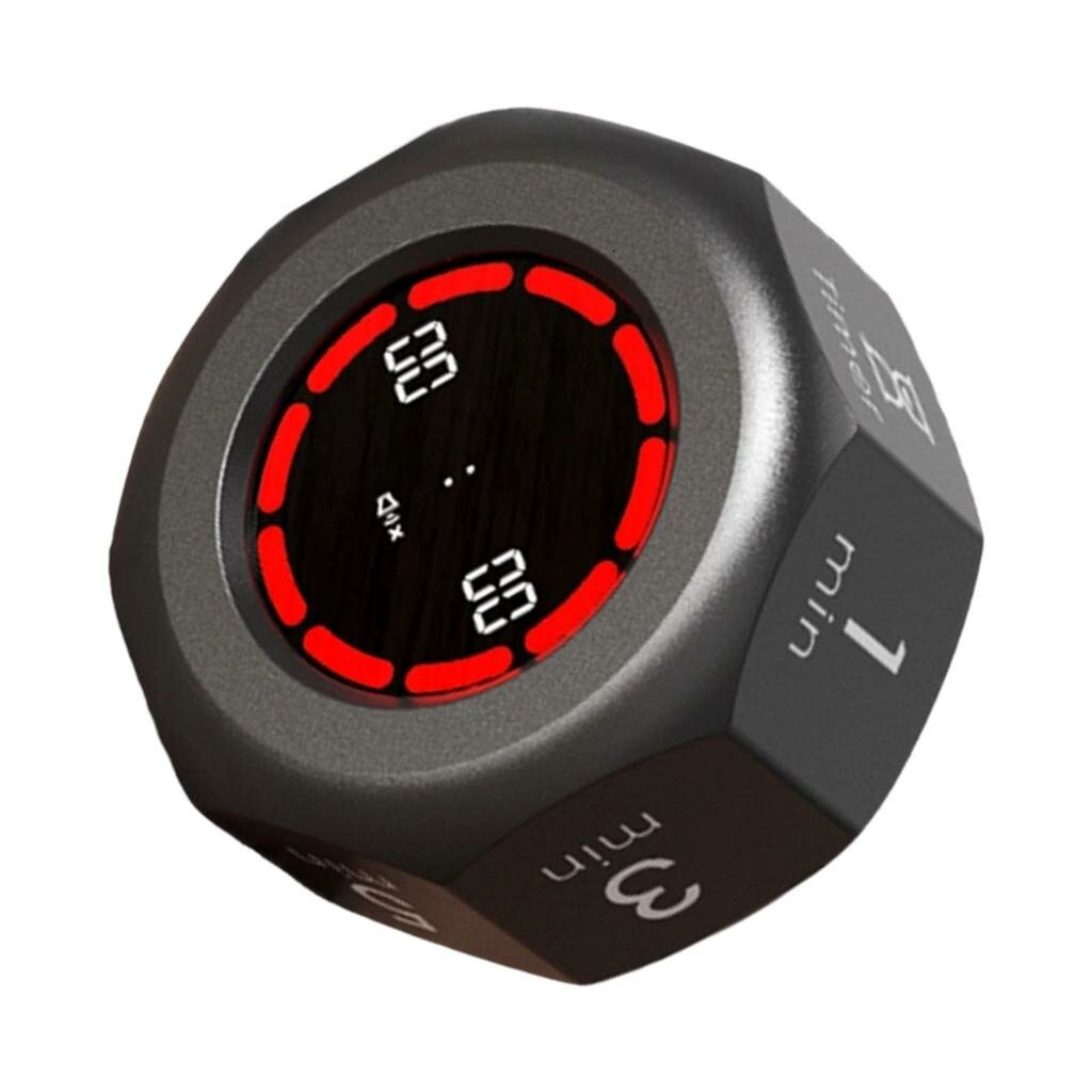 Таймер Помодоро с ЖК-экраном и датчиком движения, Черный