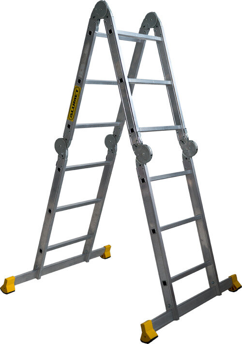 Профессиональная лестница-трансформер Алюмет 4х3 увеличенная ширина