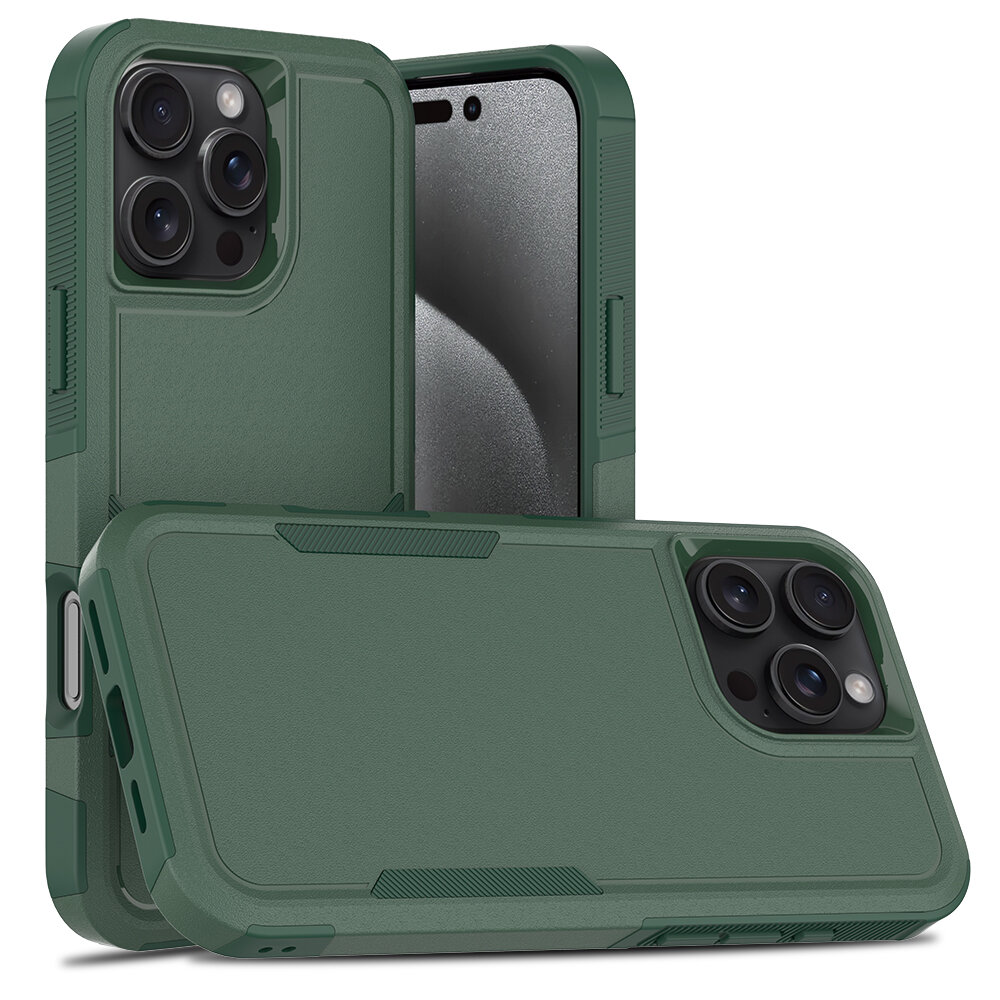 Чехол для iPhone 16 Pro Max Gladiator противоударный зеленый