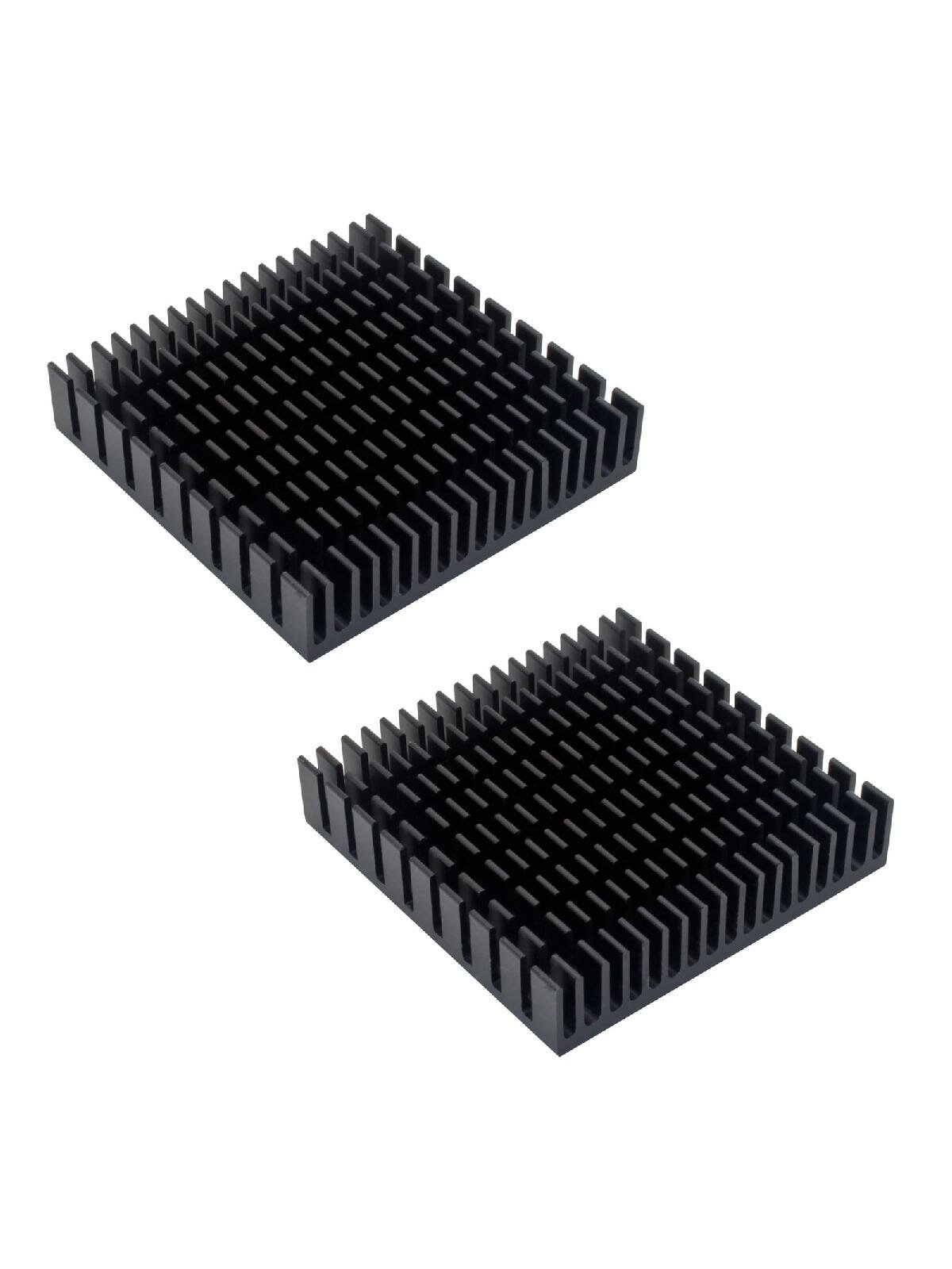 Алюминиевые радиаторы 60x60x15 мм для охлаждения электроники с термопленкой