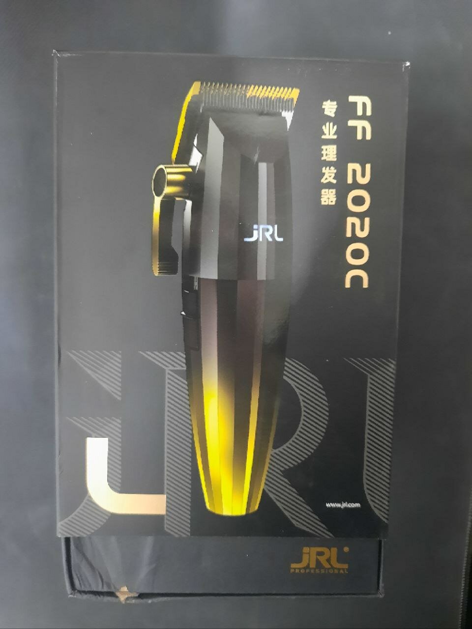 Машинка для стрижки волос JRL "FreshFade 2020С", профессиональная, для стрижки, золотая