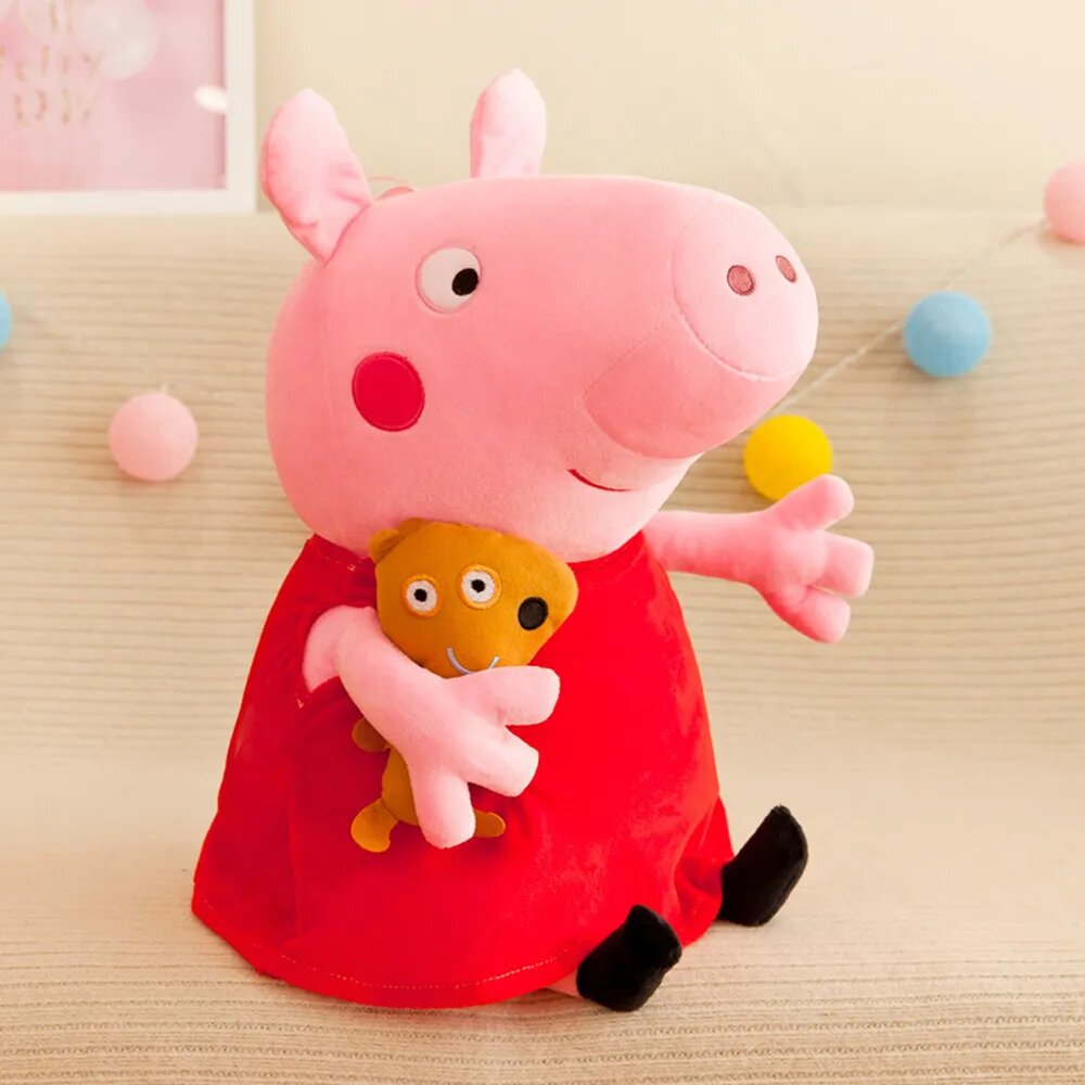Мягкая игрушка "Свинка Пеппа" с семьей (Пейдж),30cm