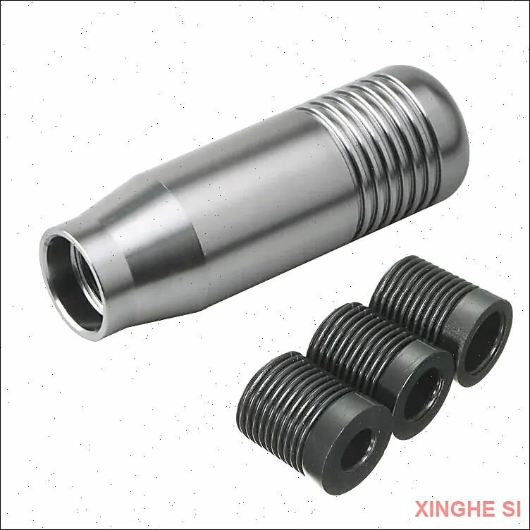 Универсальная нескользящая ручка переключения передач 85 мм, алюминиевая ручка переключения передач с рифлением для механической коробки передач