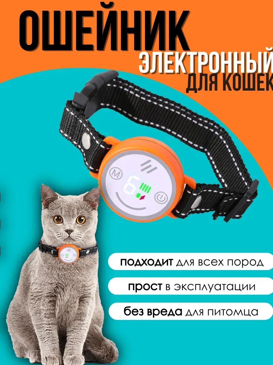 Ошейник "Антимяу", для дрессировки, с usb-кабелем для зарядки
