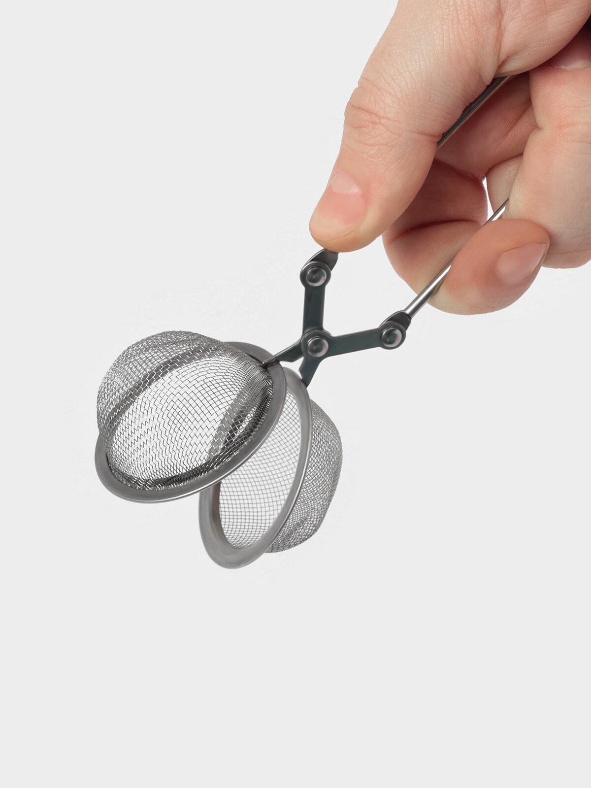 Ситечко для чая Доляна "Лаванда", 14,5 см, цвет серебристый, нержавеющая сталь