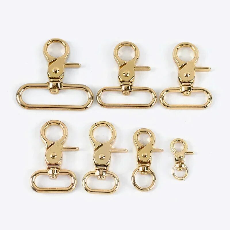Металлические пряжки для сумки LightGold, 5 шт