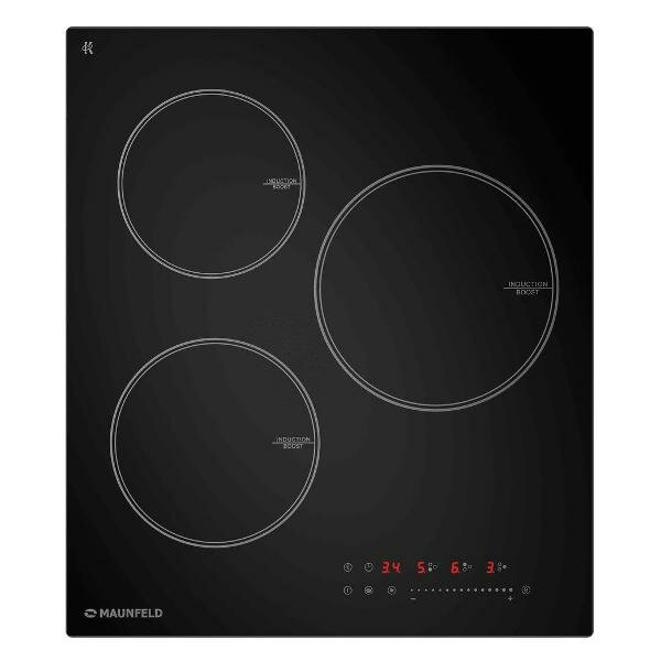 Встраиваемая индукционная панель независимая Maunfeld CVI453STBK