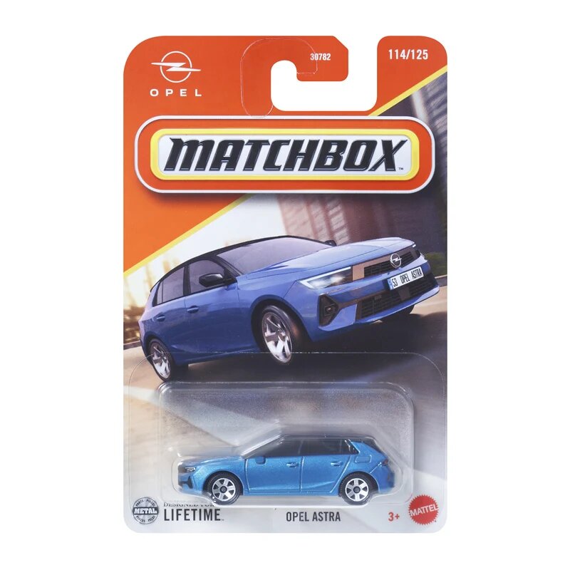 Matchbox Opel Astra, синий, 1:125