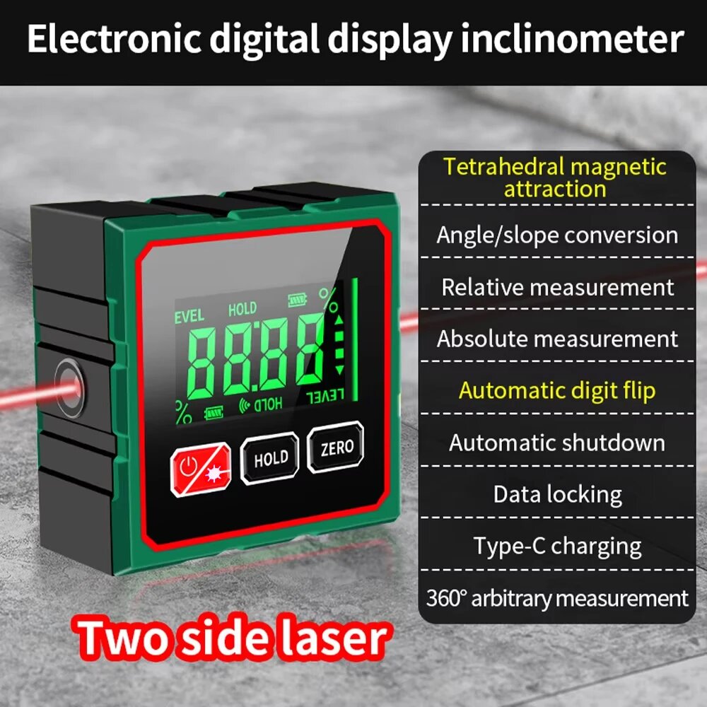 Цифровой нивелир с лазером, Laser Type 1