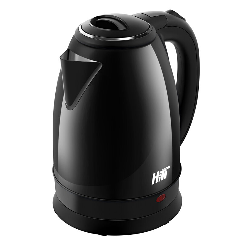 Чайник электрический HITT HT-5011, металл, 1.8 л, 1500 Вт, чёрный