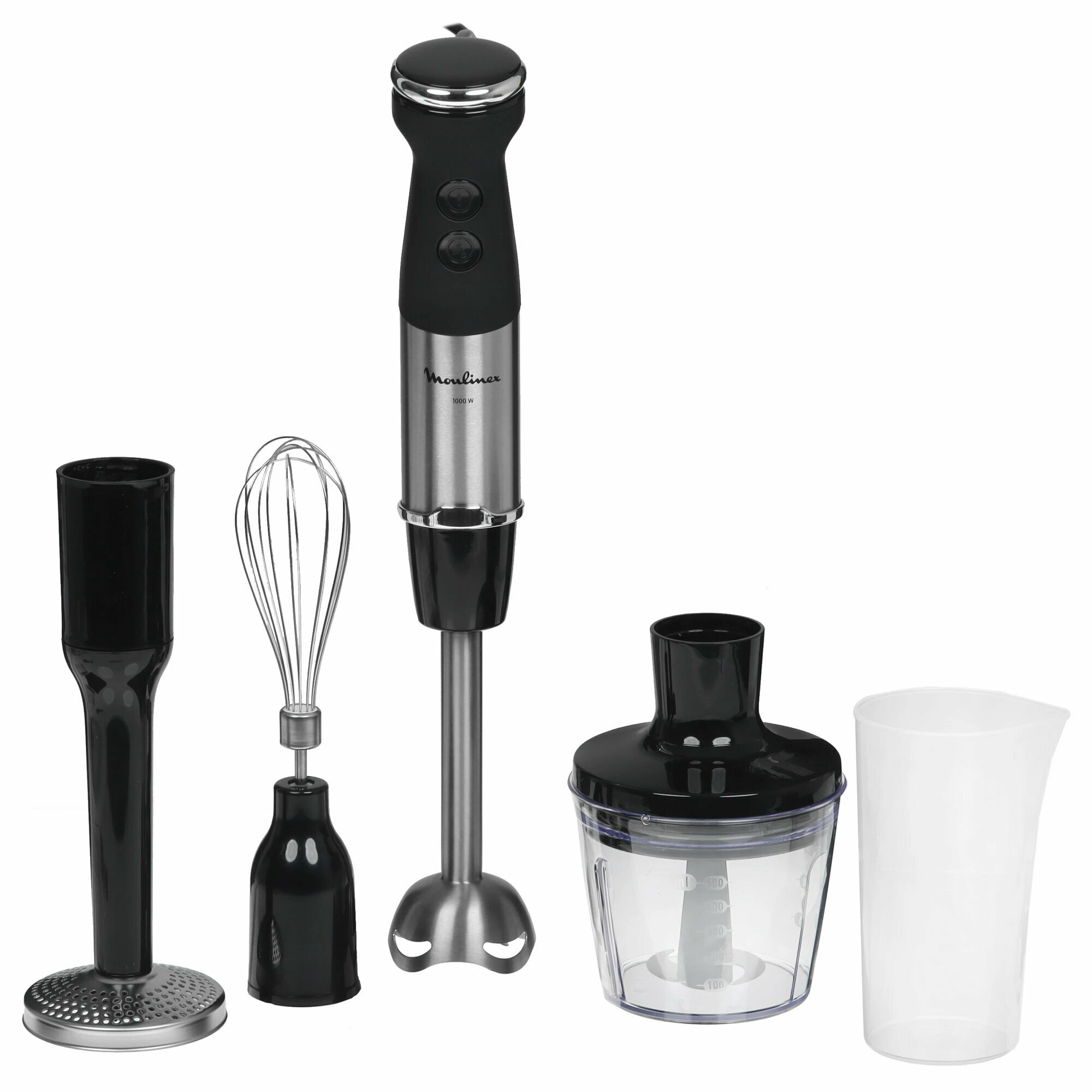 Блендер Moulinex "Quickchef+" DD674810, погружной, 700 Вт, черный