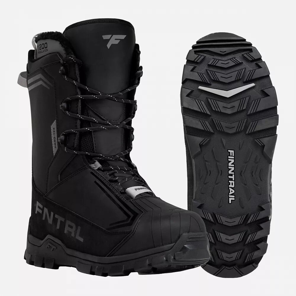 Ботинки снегоходные Finntrail BLIZZARD-5236 Graphite. 41. Черный-серый