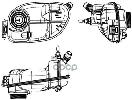 Бачок расширительный Mahle/Knecht арт. CRT65000S