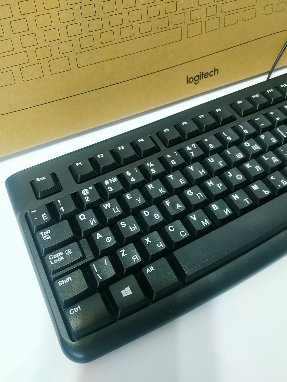 Клавиатура Logitech k120 USB — фото 1