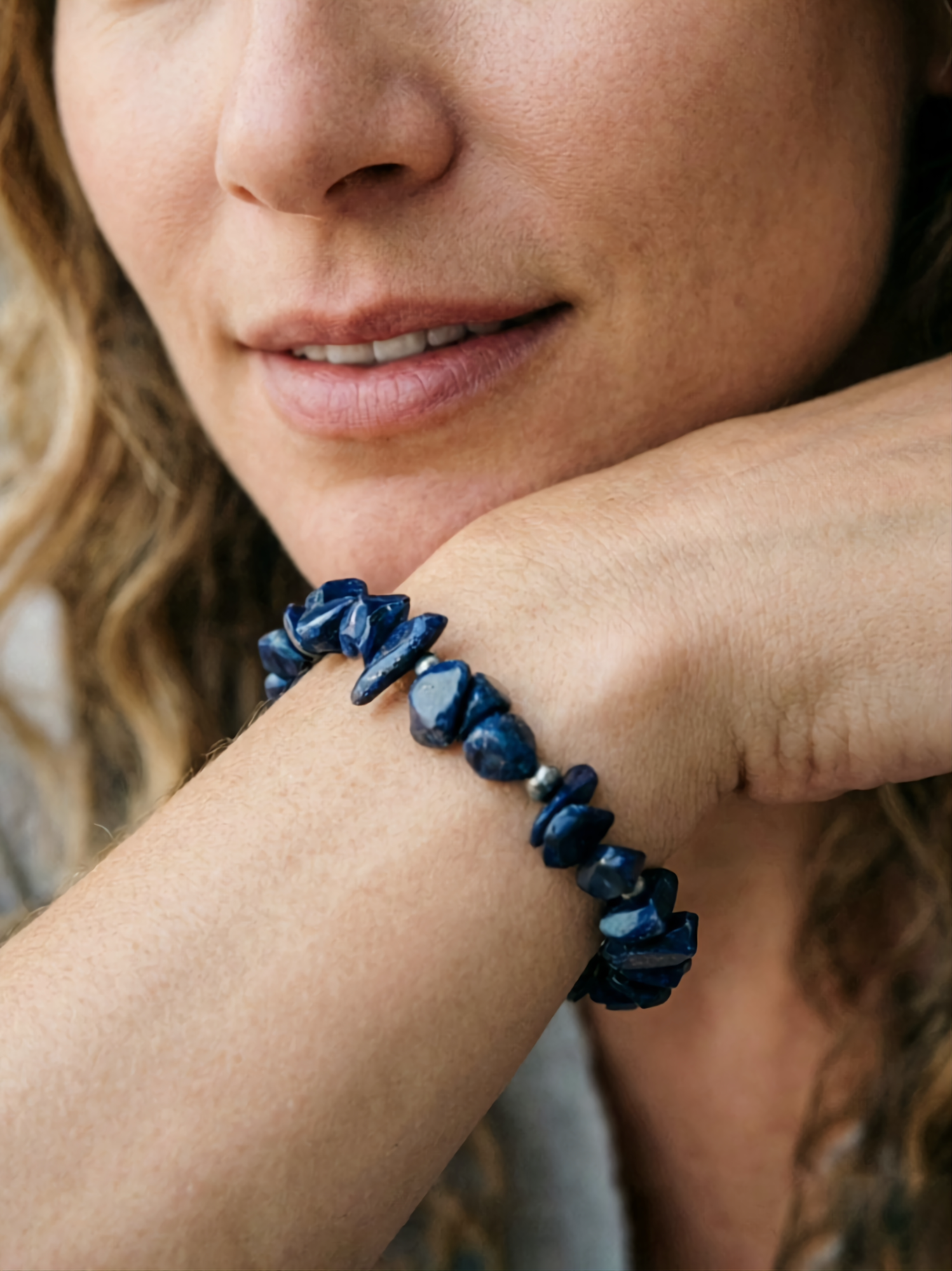 Эластичный браслет, авантюрин