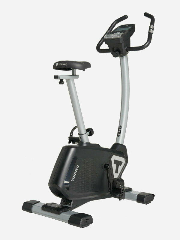 Велотренажер Torneo Jazz B-460, магнитный, 23 встроенные программы, черный