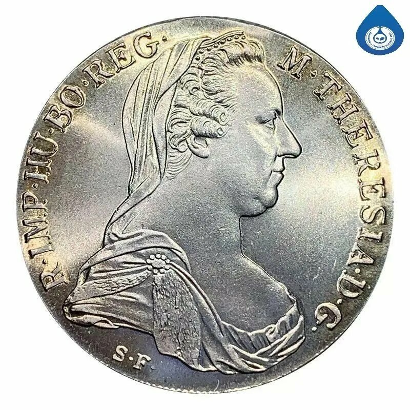 АвстроВенгерский серебряный талер 1780 года с эксклюзивным ажурным изображением сестры милосердия