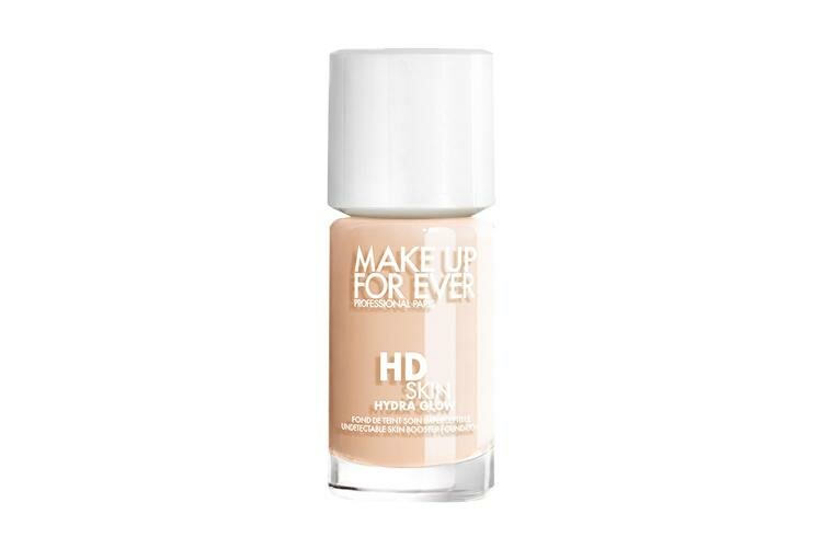 Жидкая основа для лица женская MAKE UP FOR EVER HD SKIN HYDRA GLOW, оттенок #1N00 Ivory White 30ml