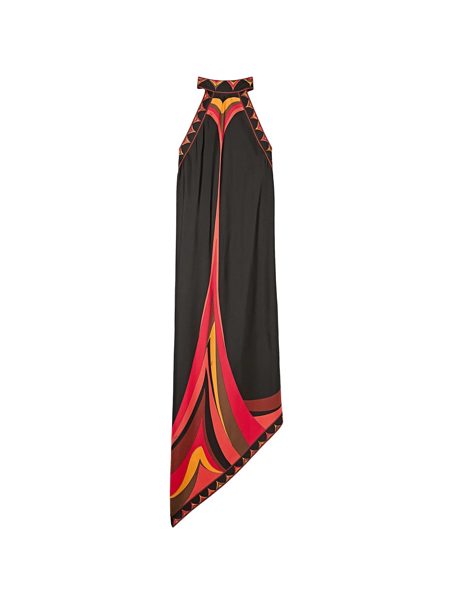 Платье Fari-print silk dress