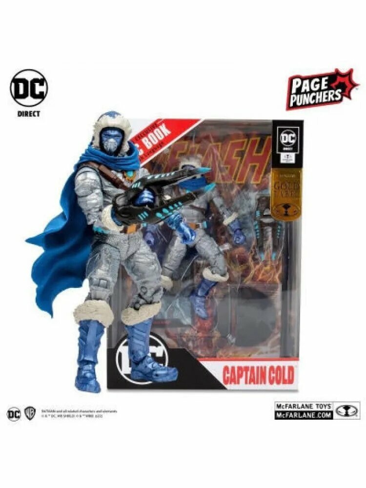 Фигурка McFarlane Toys DC Multiverse The Flash Page Punchers Captain Cold