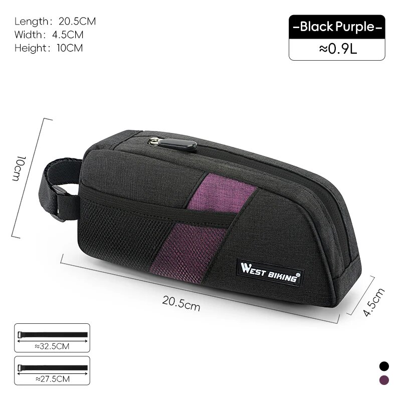 Велосипедная сумка West Biking Mini Black Purple