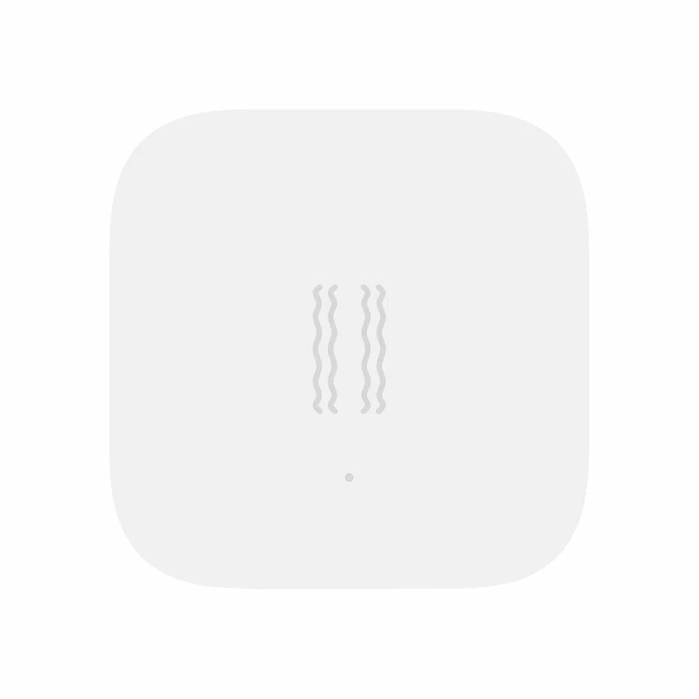 Датчик вибрации (разбития стекла) AQARA, Zigbee‑сенсор, белый корпус, работа в температурном диапазоне