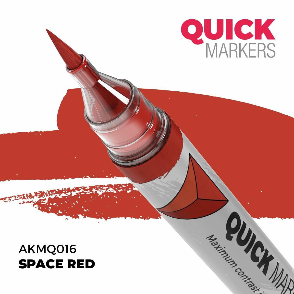 Маркер-кисть AK Space Red - Quick Marker