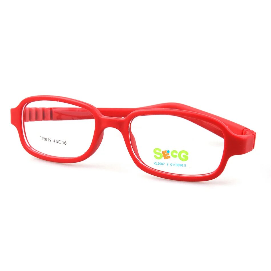 Детские очки SECG TR819, красный цвет оправы C8