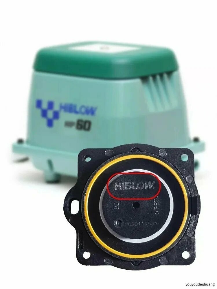 Мембрана для компрессора Hiblow HP-60/-80, быстрая замена, долговечность, для разных моделей