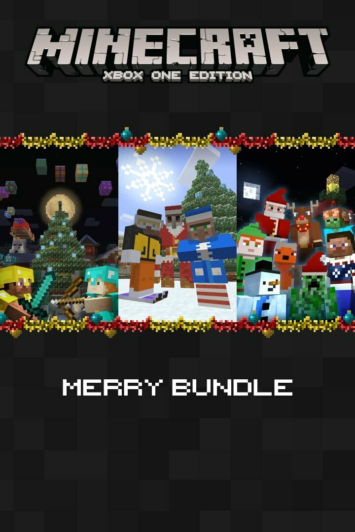 Minecraft Merry Bundle — для Xbox · нужна базовая игра · Xbox One, Xbox Series X|S · цифровой ключ