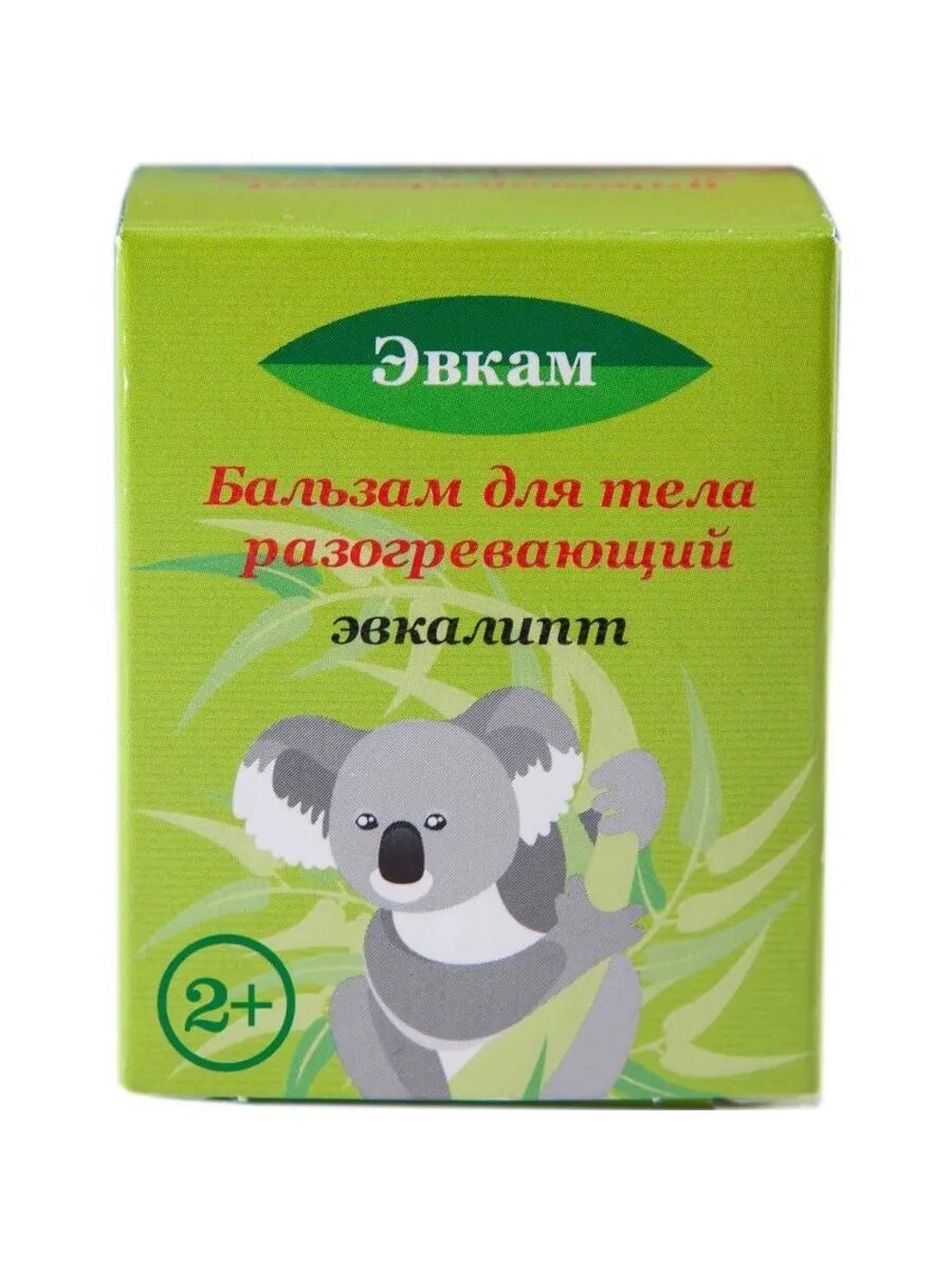 Эвкам бальзам для тела разогревающий 25 мл 1 шт