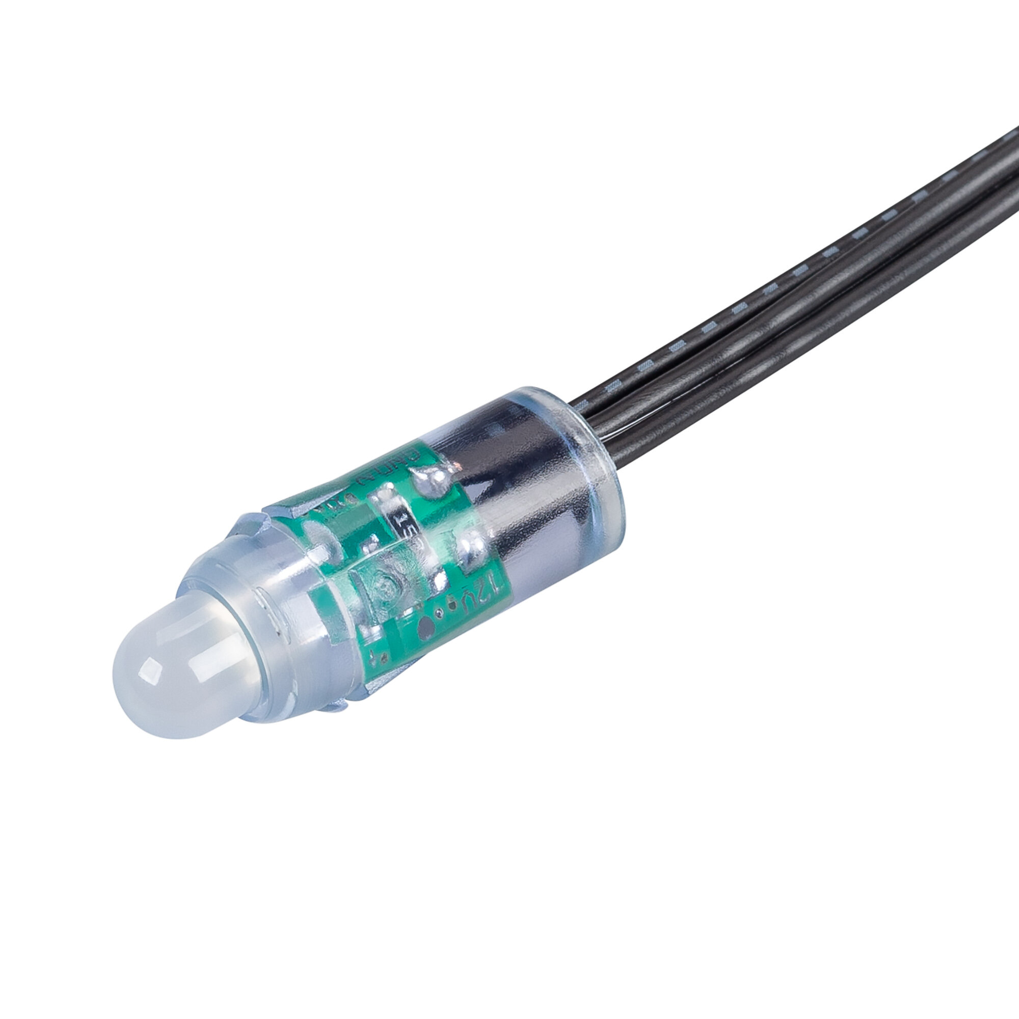 Модуль Arlight Модуль герметичный ARL-UVR-D12 12V White6000 (0.3W, IP67, 90 deg) (Arlight, Пластик, 5 лет), 500шт