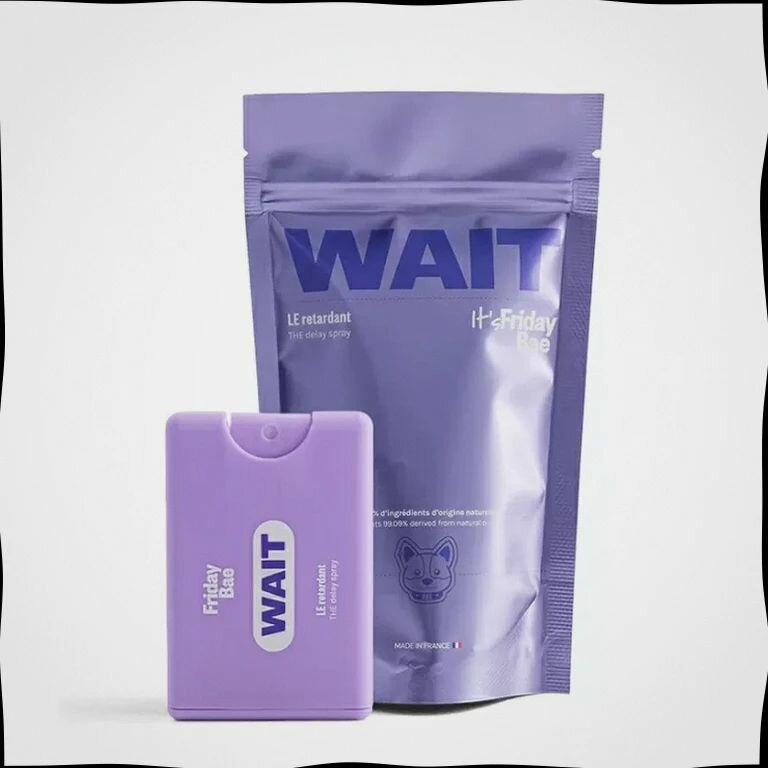 FRIDAY BAE Wait The Delay Spray, Пролонгирующий спрей WAIT 10 мл