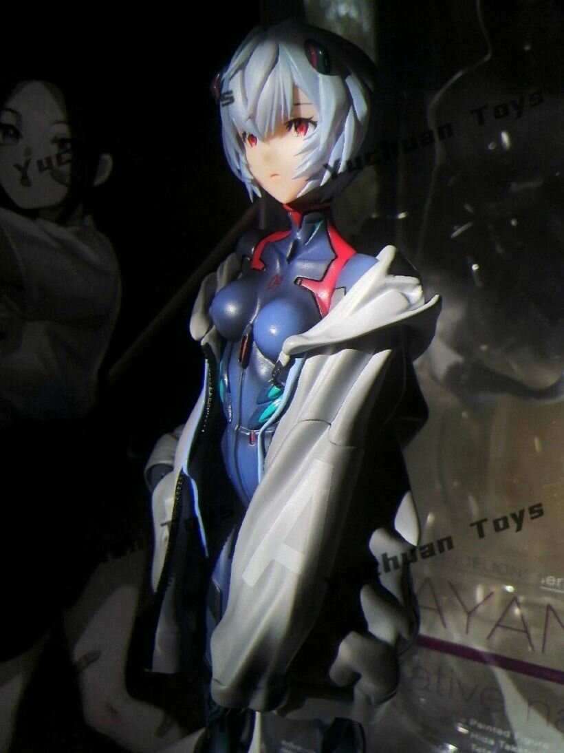 Аниме фигурка-Neon Genesis Evangelion/EVA-Рей Аянами-Ayanami Rei-Millennials Illust-22 см